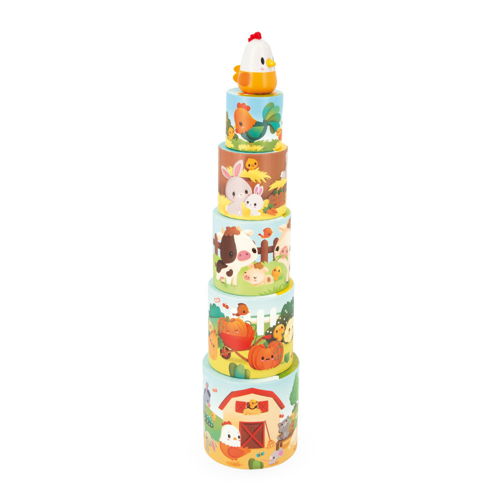 Farm My First Pyramid Stacking Nesting – Dilly Dally's Toy Store